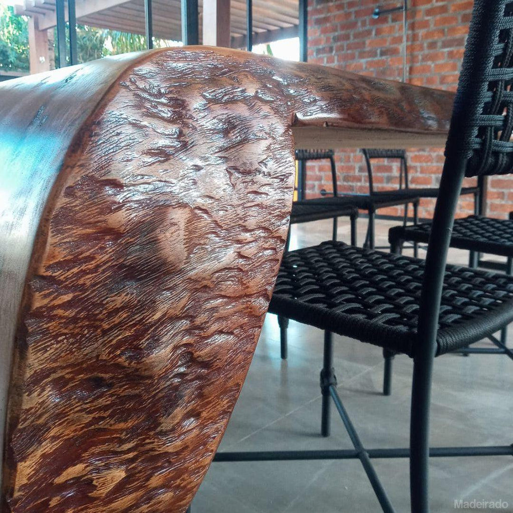 Mesa Curva Cascata - 400x100 - 12 a 13 lugares - Madeirado - Mesa de ...