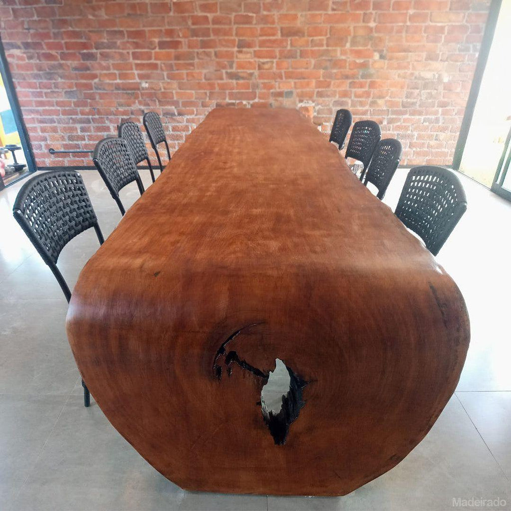 Mesa Curva Cascata - 400x100 - 12 a 13 lugares - Madeirado - Mesa de ...