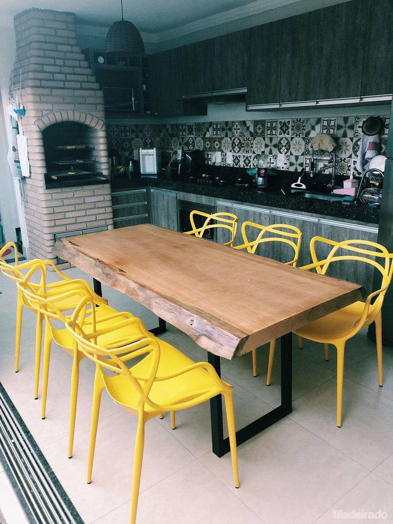 Mesa De Jantar Madeira Rustica 170x80 - 4 a 6 lugares - Madeirado ...